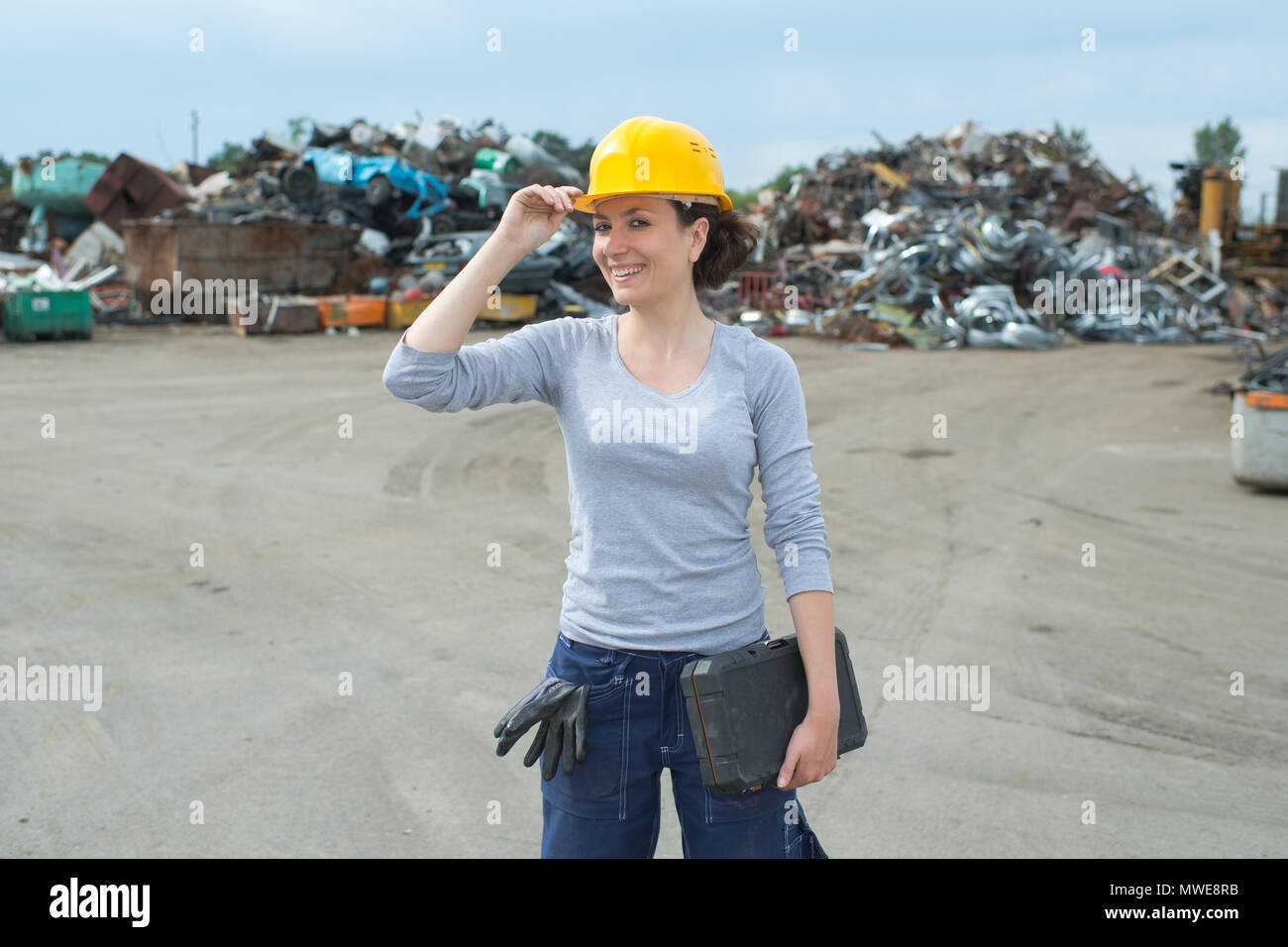 Woman discarded in rubbish hi-res stock photography and images - Alamy