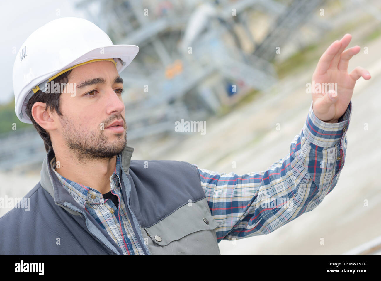 giving the hand signal Stock Photo - Alamy