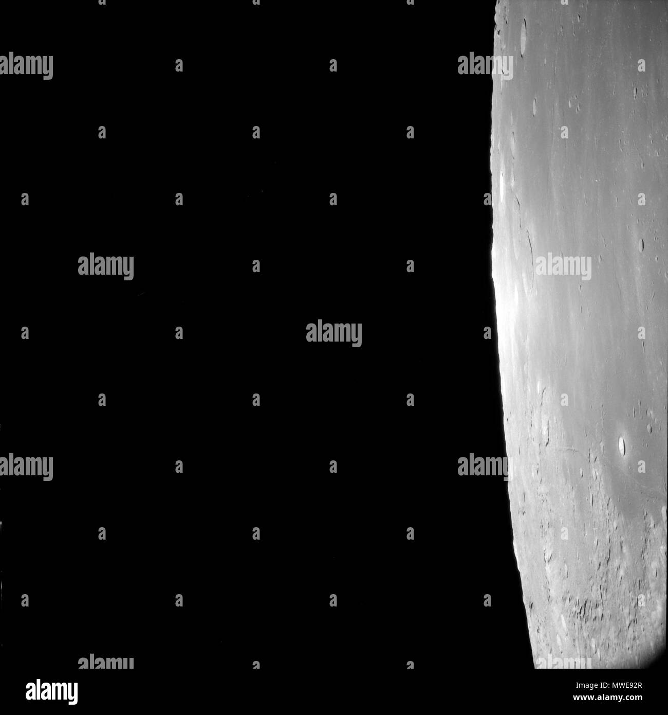 Apollo 11 mission. Lunar orbit Stock Photo - Alamy