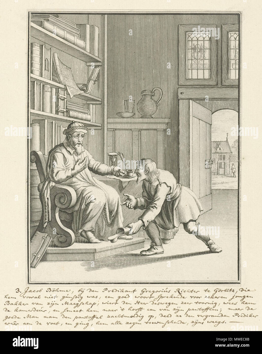 304 Jacob Böhme, Gregor Richter and the slipper Stock Photo - Alamy