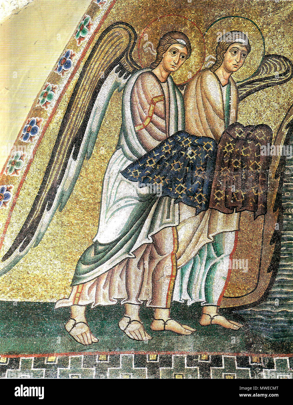 . Mosaics in Hosios Loukas Monastery, Boeotia, Greece . early 11th ...