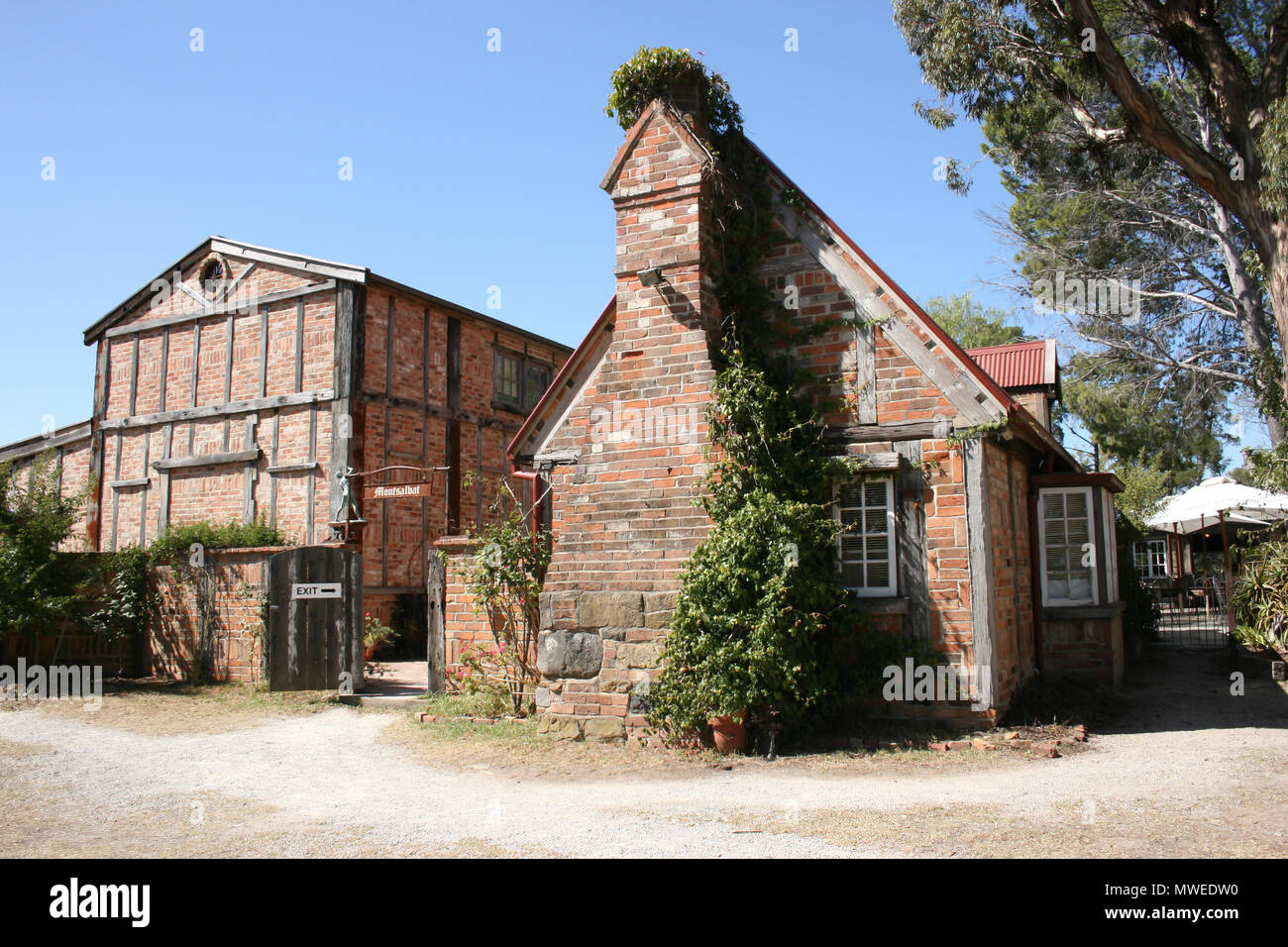 The iconic artists colony of Monsalvat in Eltham, Melbourne, Victoria ...