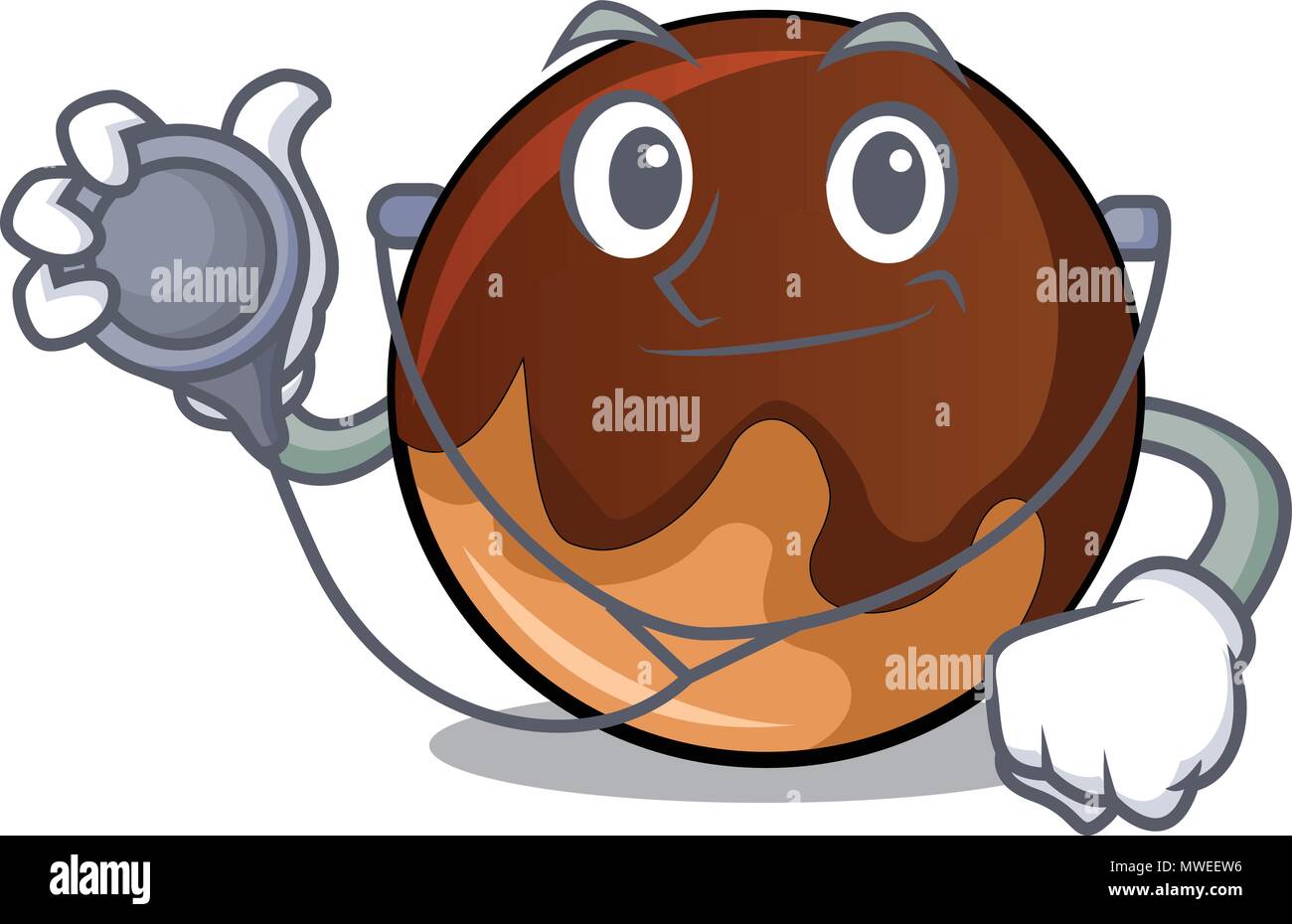 Doctor chocolate Stock Vector Images - Alamy