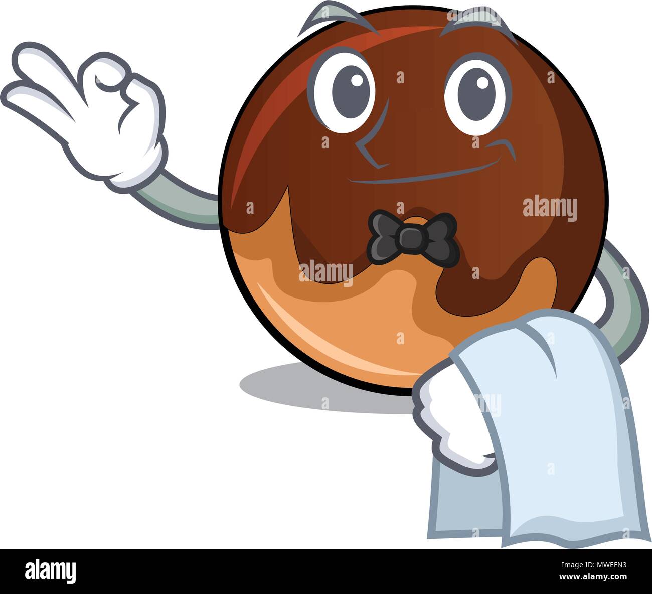 Fat waitress Stock Vector Images - Alamy