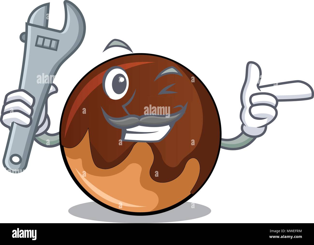 Fat workman Stock Vector Images - Alamy