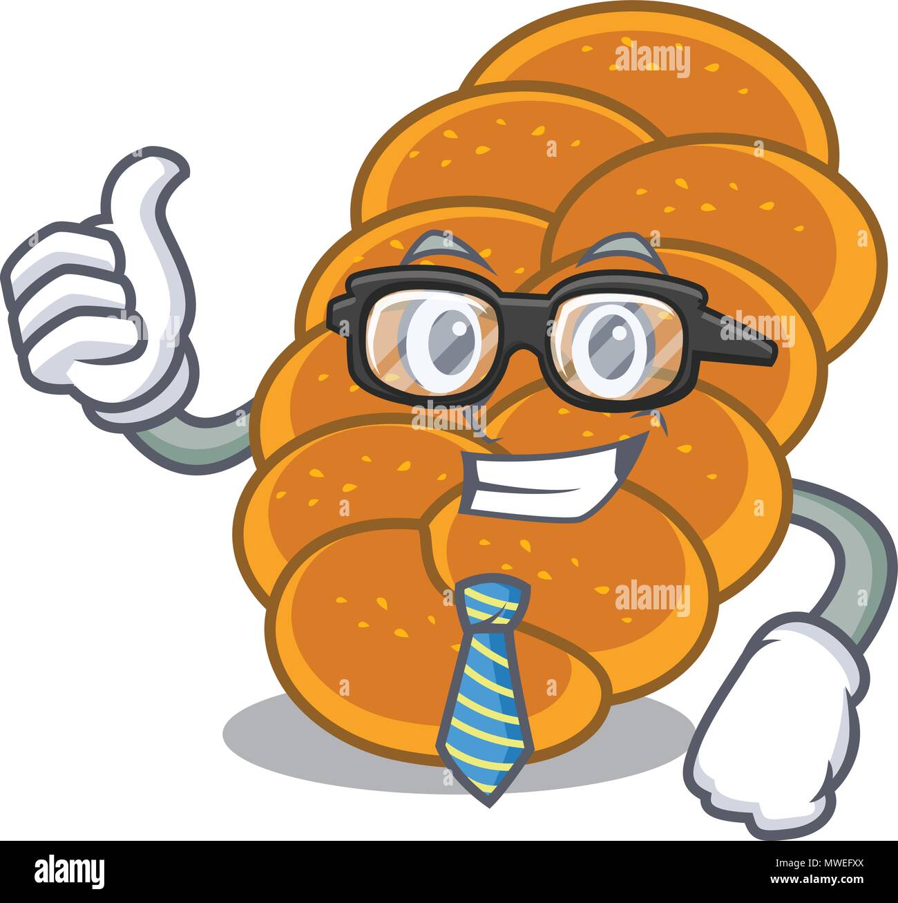 Businessman challah character cartoon style Stock Vector Image & Art ...