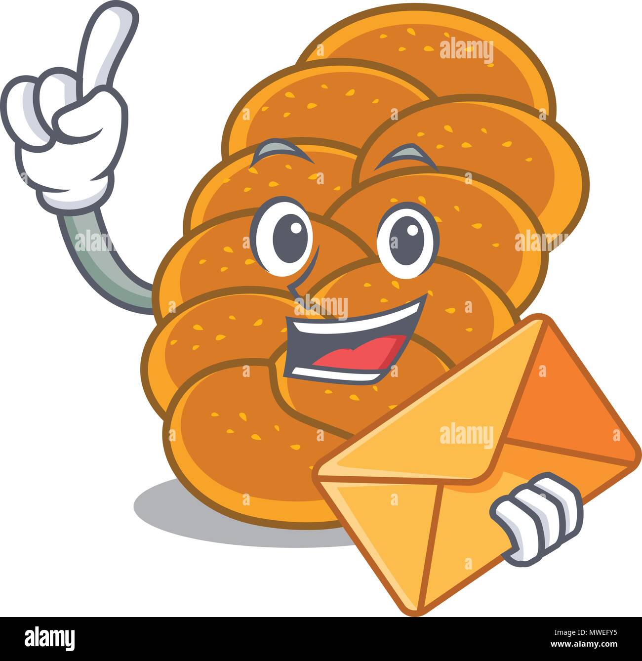 Cute challah cartoon Stock Vector Images - Alamy