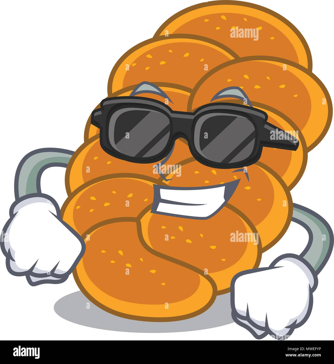 Super cool challah character cartoon style Stock Vector Image & Art - Alamy