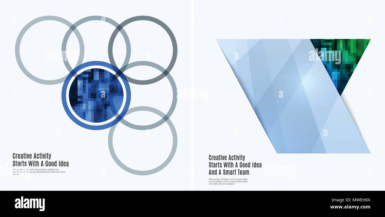 Abstract design of colourful vector elements for smooth background with ...