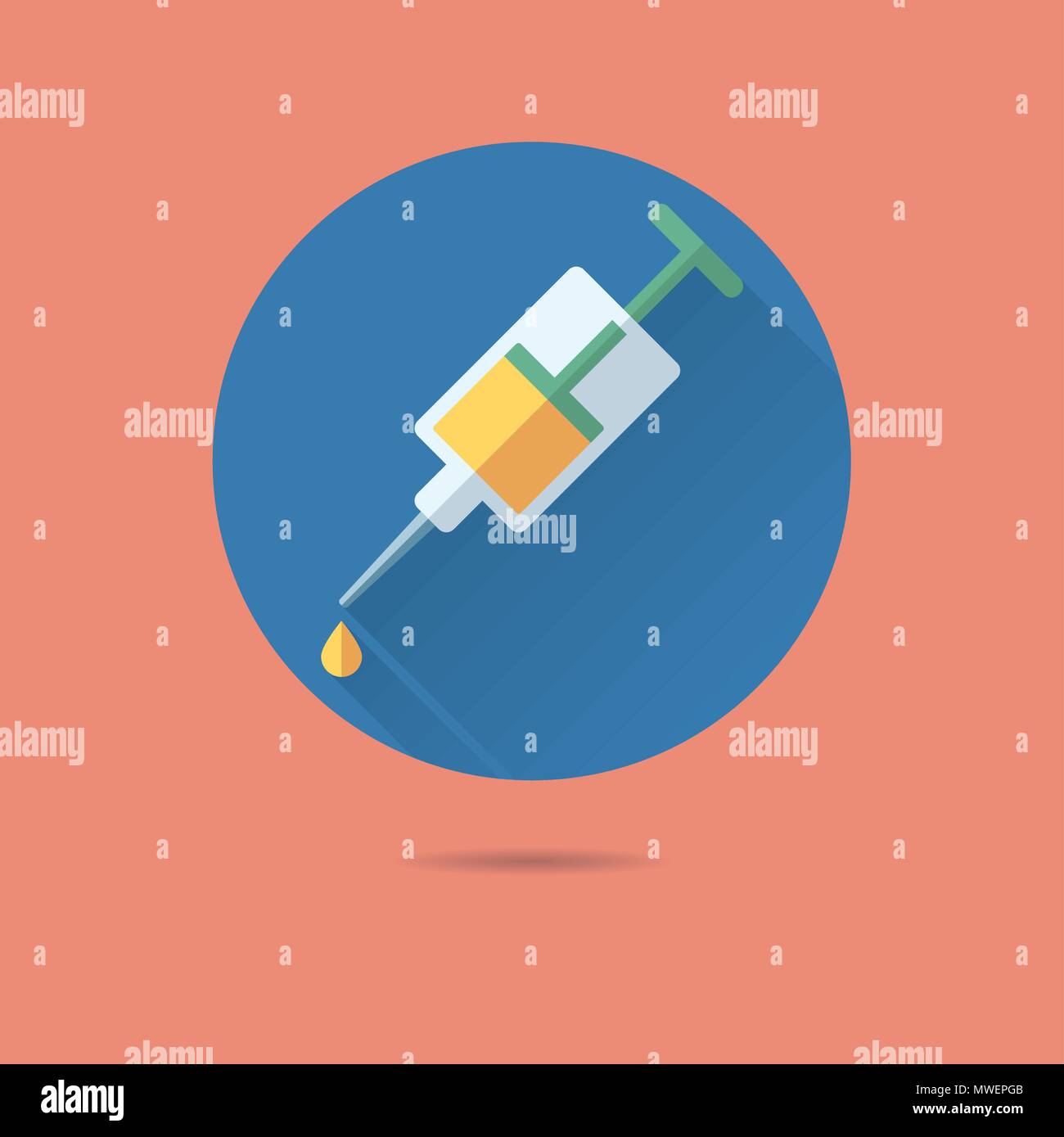 Medical syringe Stock Vector Images - Alamy