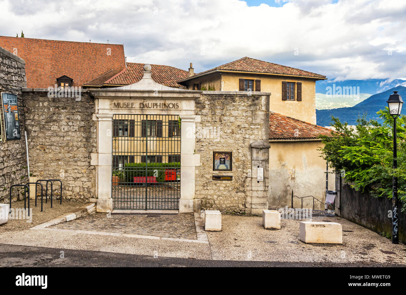 Entrance of The Dauphinois museum (Musee dauphinois Stock Photo - Alamy