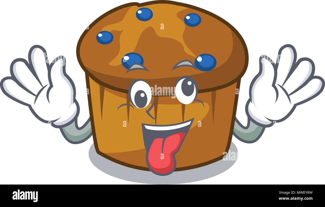 Crazy mufin blueberry mascot cartoon Stock Vector Image & Art - Alamy