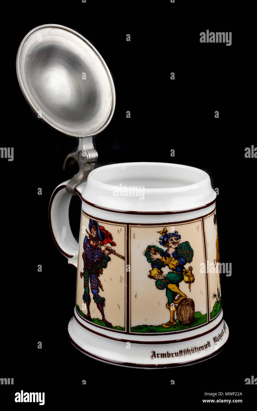 a typical Bavarian beer mug,crafts Bavaria Stock Photo - Alamy