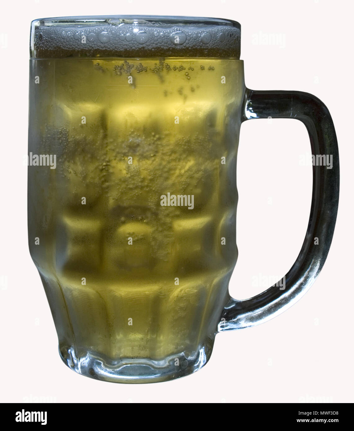 Misted glass of beer Stock Photo - Alamy
