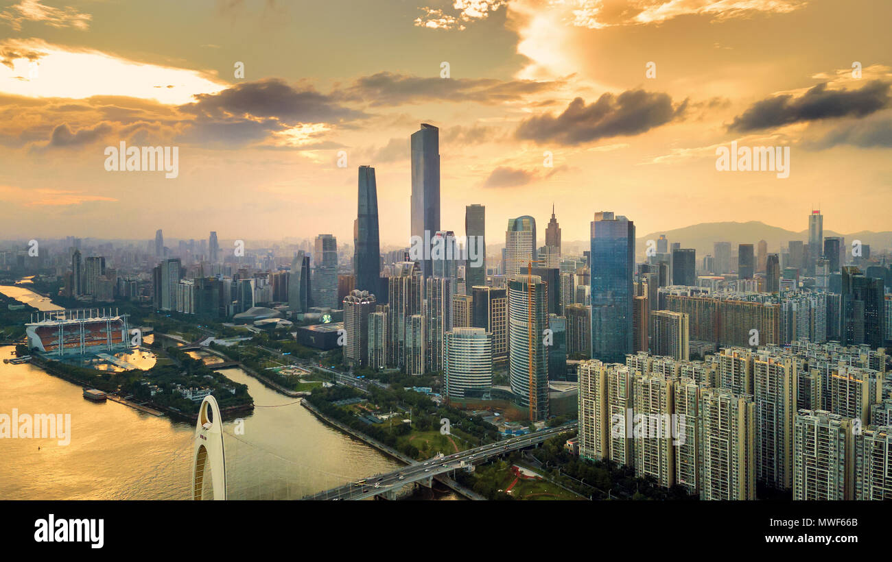 Guangzhou City scenery in Guangdong Province Stock Photo - Alamy