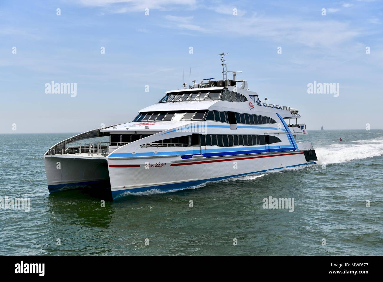 The Hy-Lyne ferry cruise to Martha's Vineyard, Massachusetts, USA Stock ...