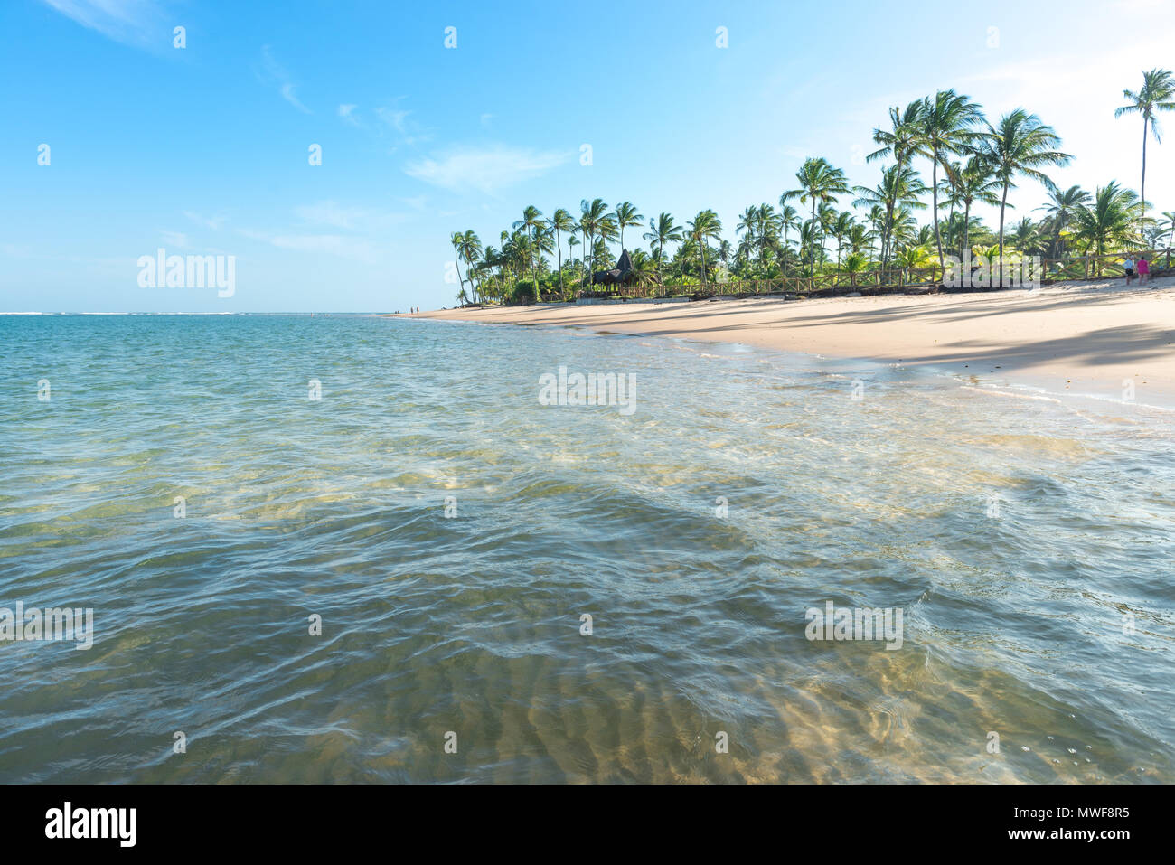 Taipu de Fora, Brazil - December 8, 2016: Water surface with ripples ...