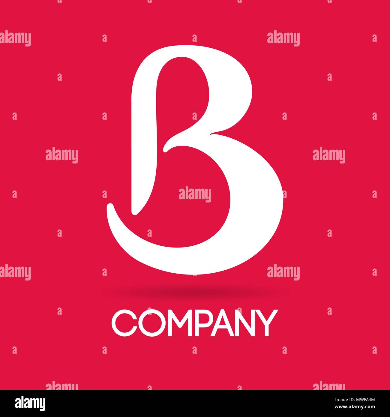 Elegant letter B design for logotypes and branding Stock Vector Image ...