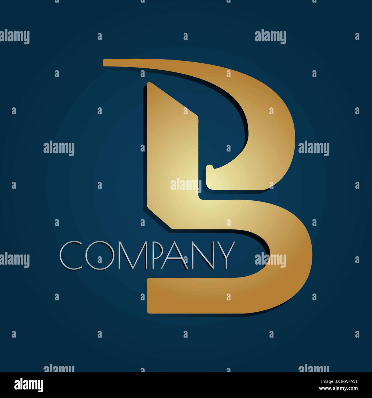 Elegand letter B brand identity design Stock Vector Image & Art - Alamy
