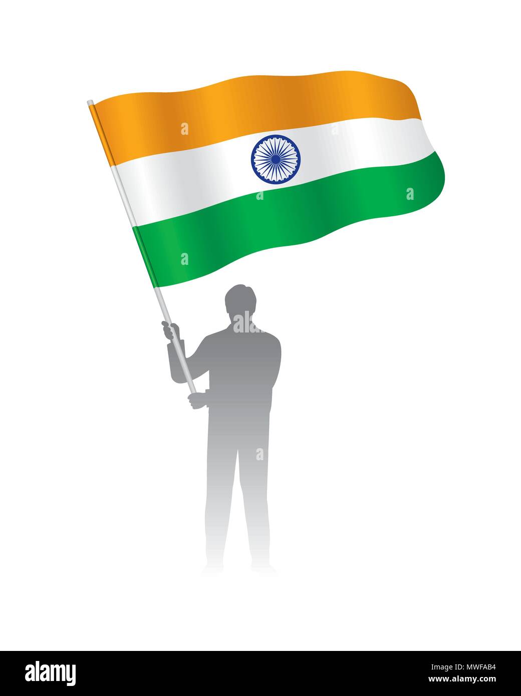 Man holding Indian Flag, Vector Illustration Stock Vector Image & Art ... Man holding Indian Flag, Vector Illustration Stock Vector Image & Art ...