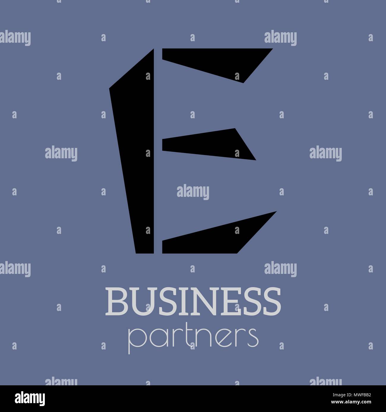 E business logo symbol design Stock Vector Image & Art - Alamy