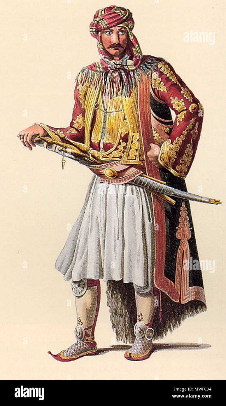 . English: Janissary from Giannena Ελληνικά: Γενίτσαρος από τα Γιάννενα ...