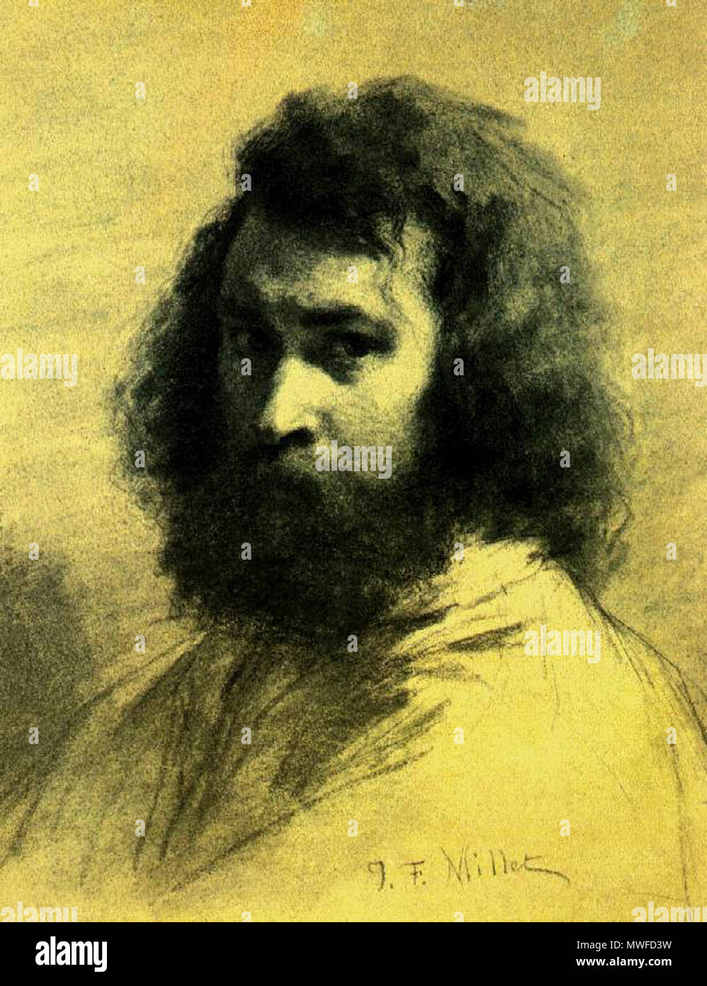 Jean francois millet self portrait hi-res stock photography and images - Alamy
