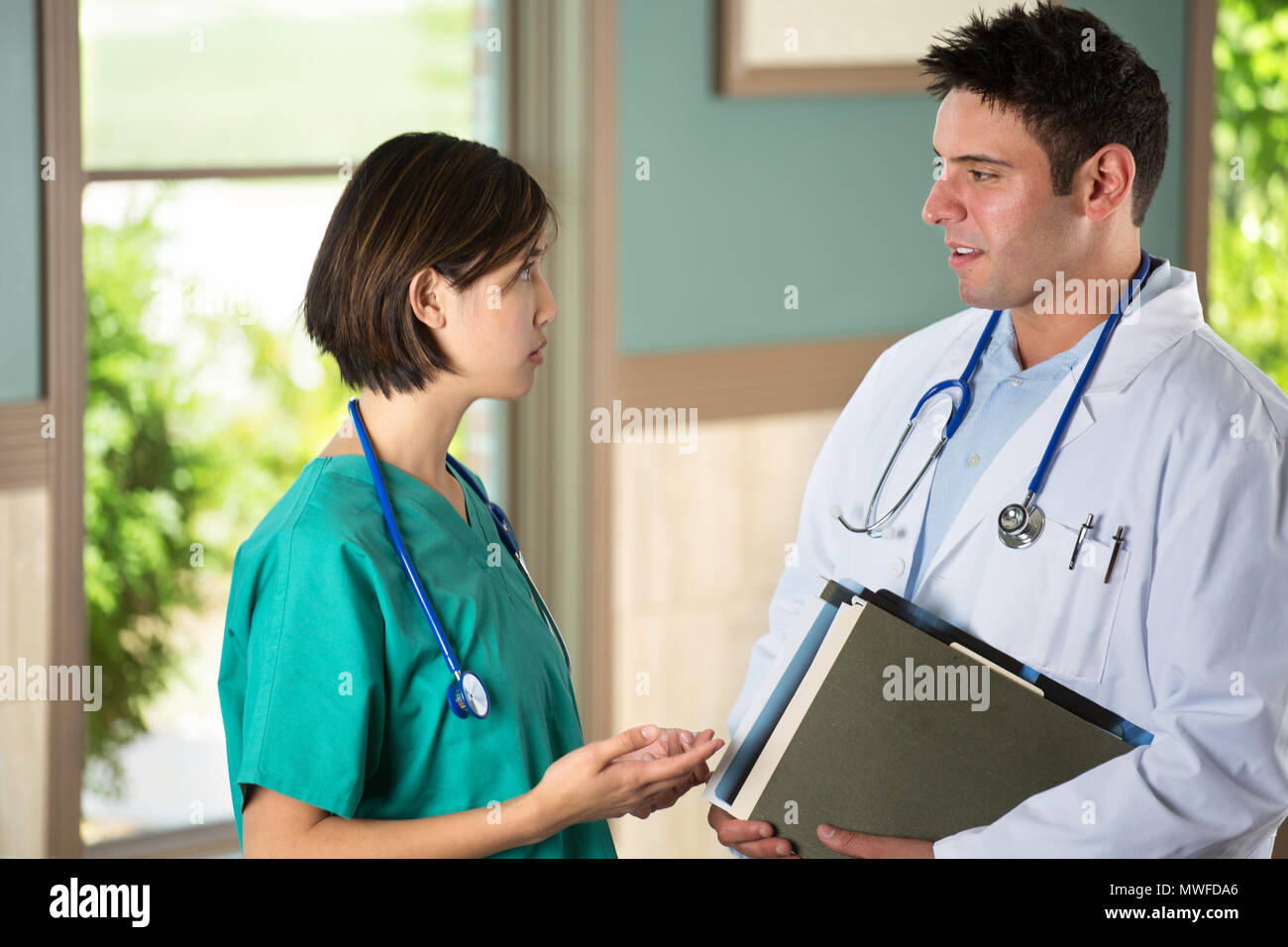 Team of diverse healthcare providers Stock Photo - Alamy