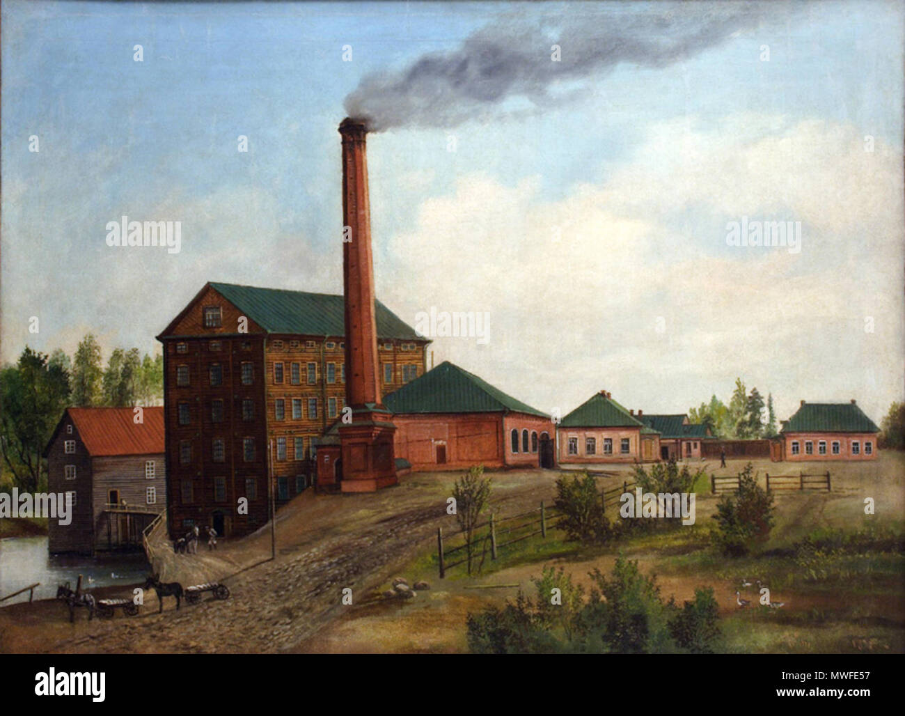Steam engine mill hi-res stock photography and images - Alamy