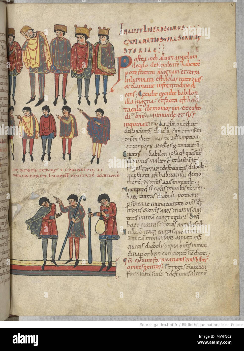 . English: Beatus de Saint-Sever Commentary on the Apocalypse by Beatus ...