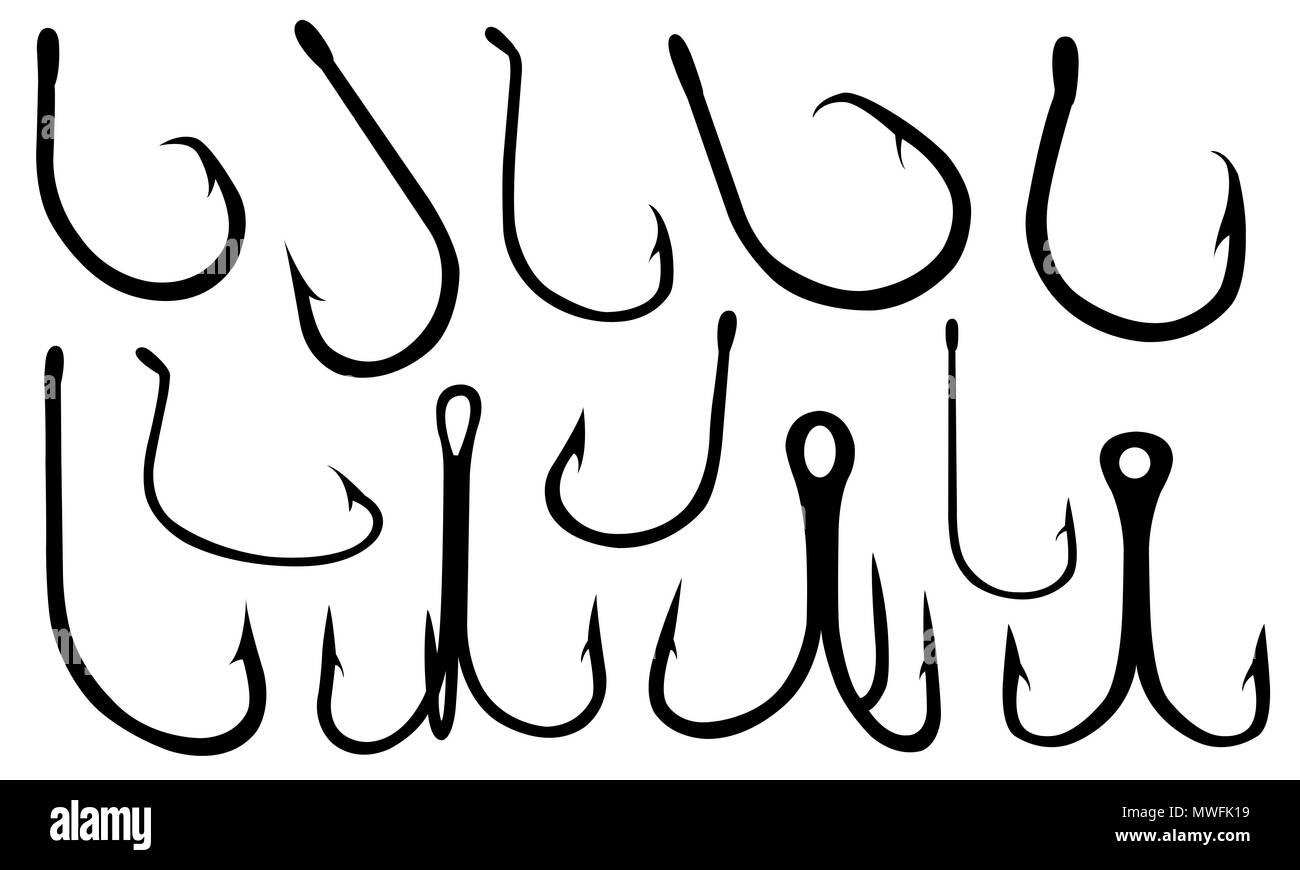 Barbed fish hook hi-res stock photography and images - Alamy