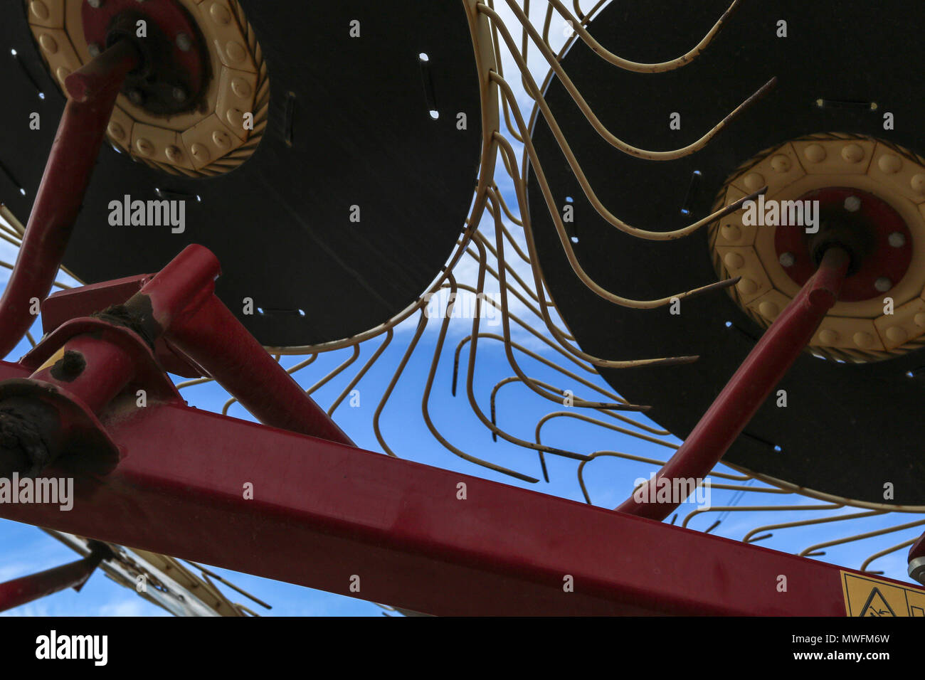 farm machinery abstract patterns, garden route, south africa Stock ...