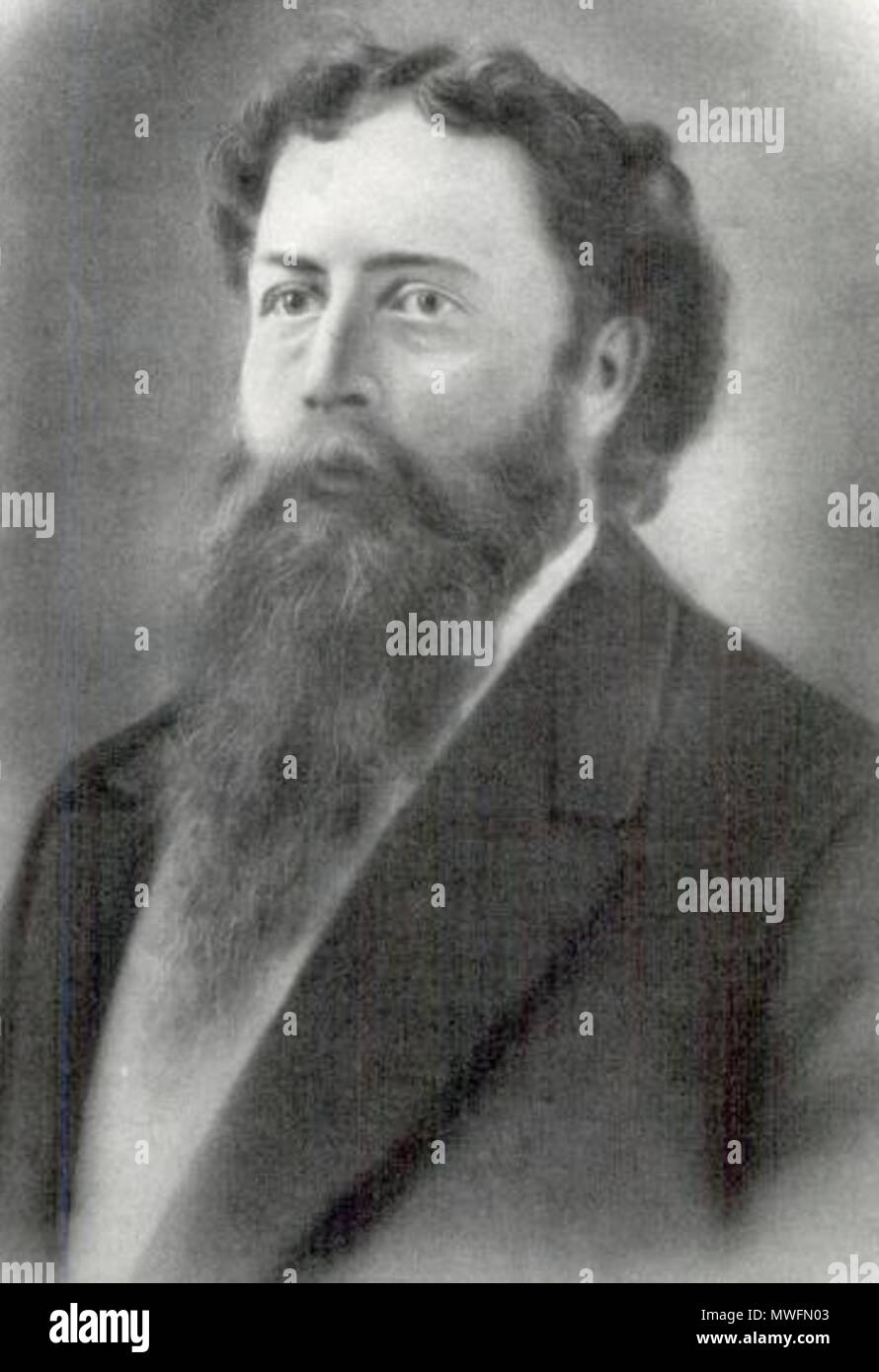 . Portrait of Louis P. Rogers, architect . 19th century. Artist unknown ...