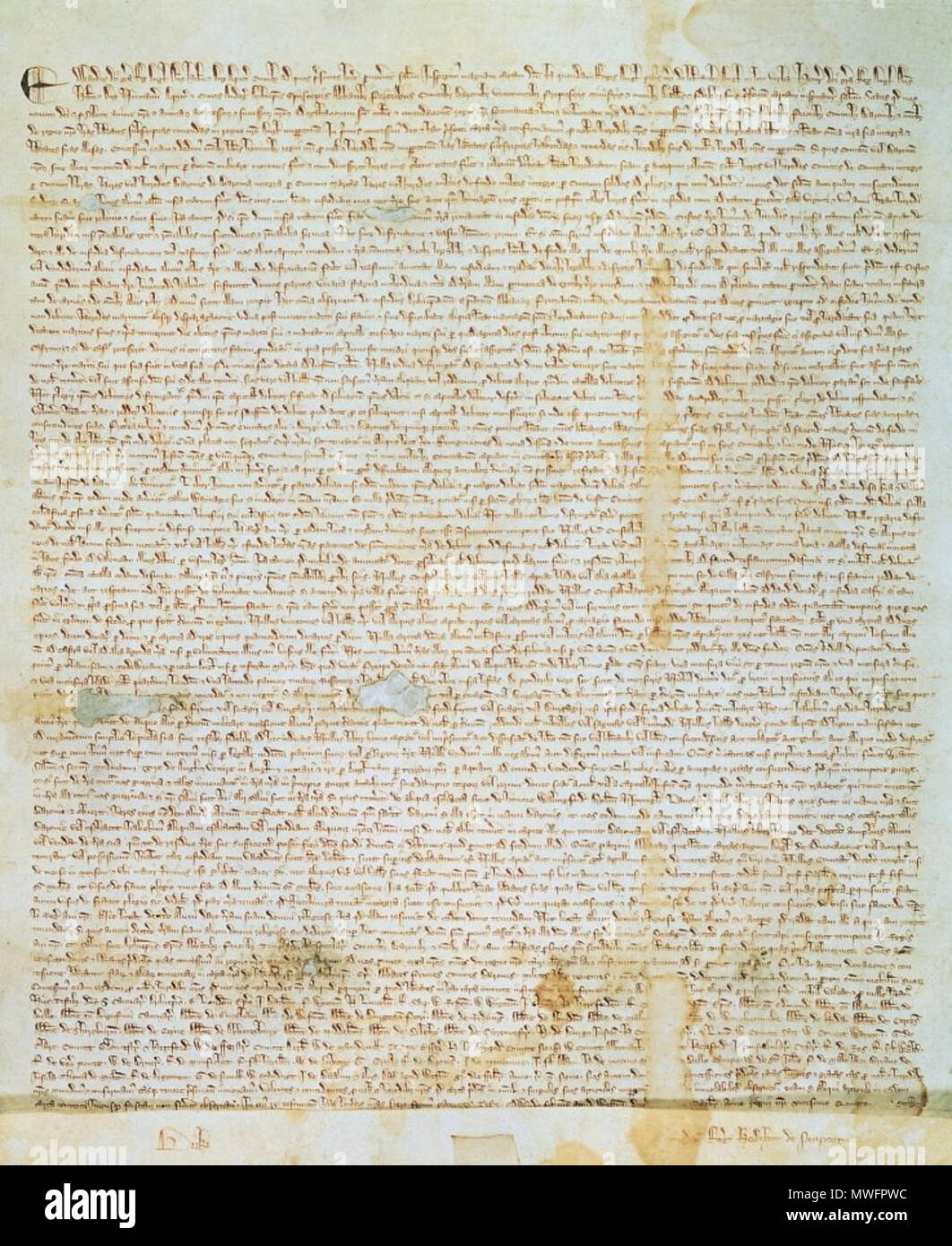 Original copy magna carta document hi-res stock photography and images ...