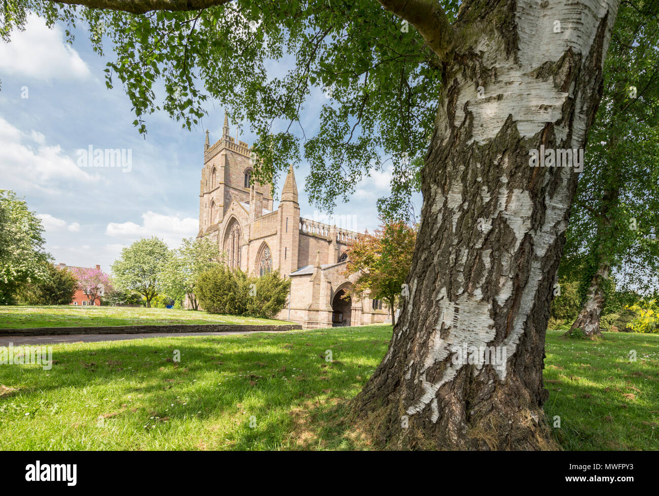 Leominster Priory Church, Leominster, Herefordshire, England, UK Stock ...