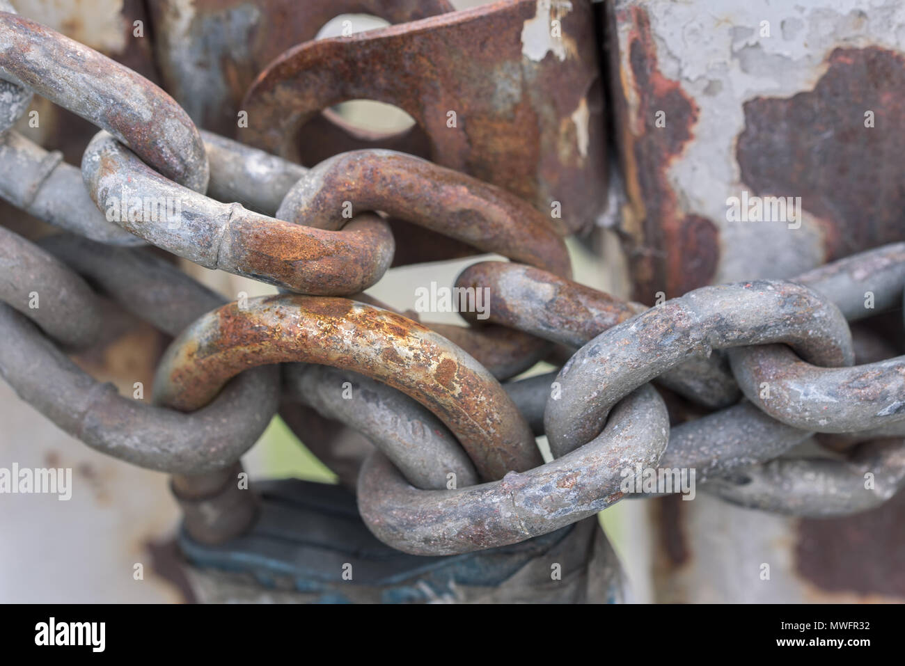 metal rusty chain Stock Photo - Alamy