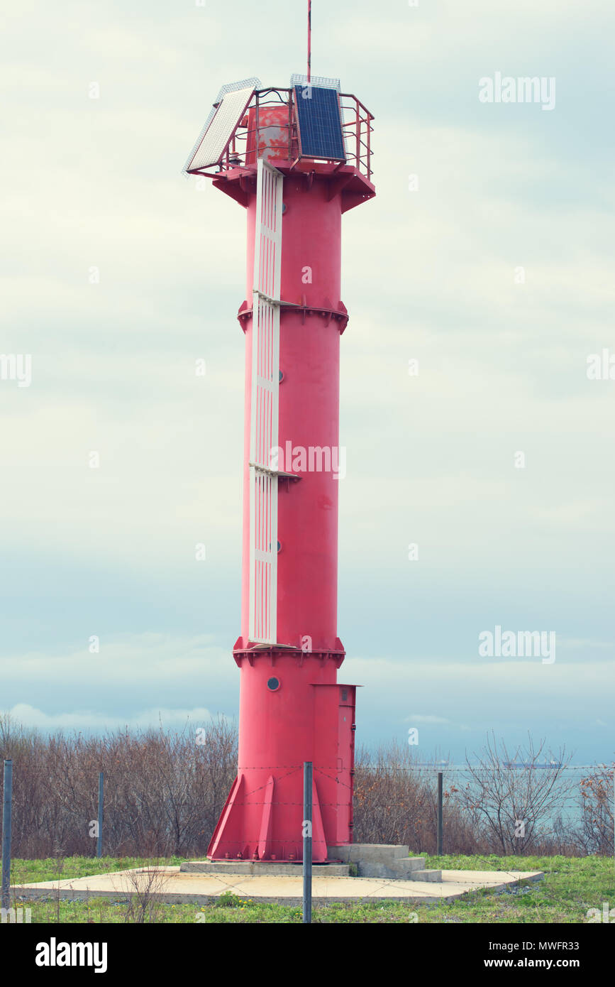 red sea beacon Stock Photo - Alamy