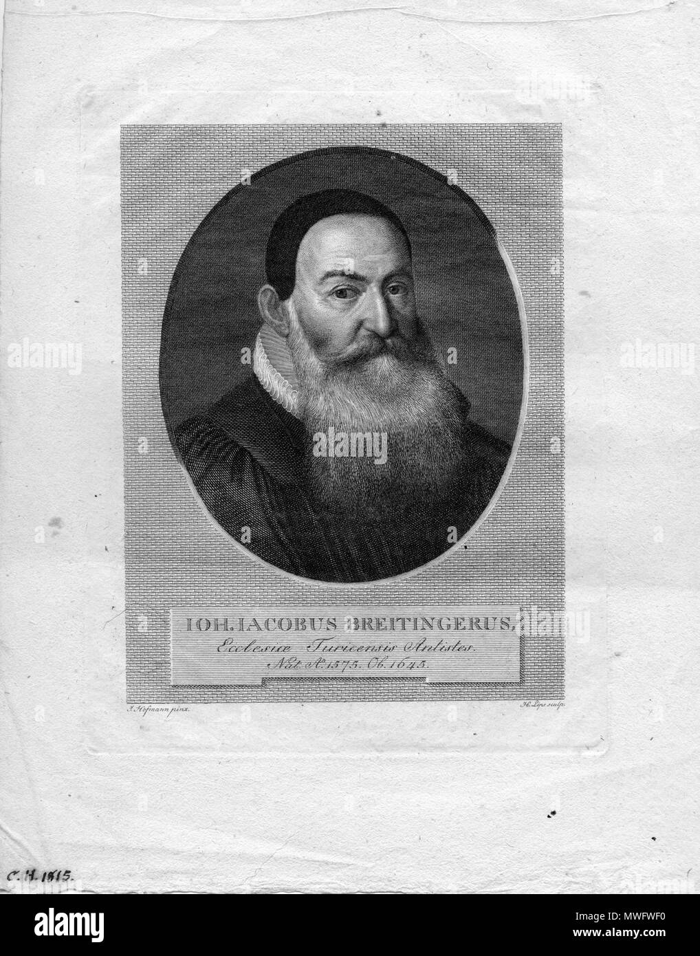 Johann jakob breitinger hi-res stock photography and images - Alamy