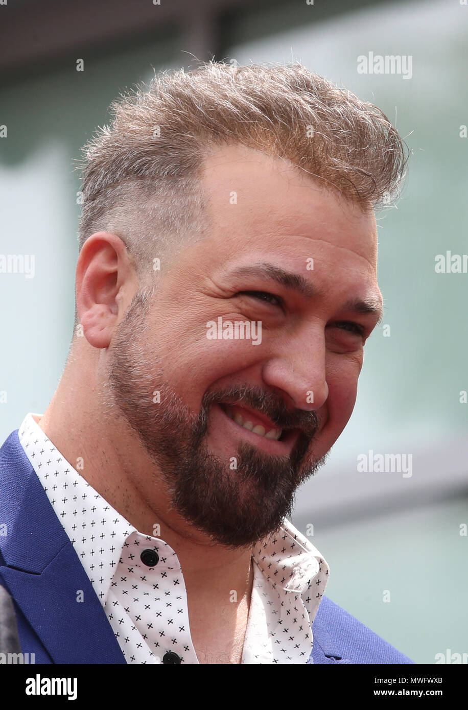 N'SYNC are honored with a star on the Hollywood Walk Of Fame Featuring ...