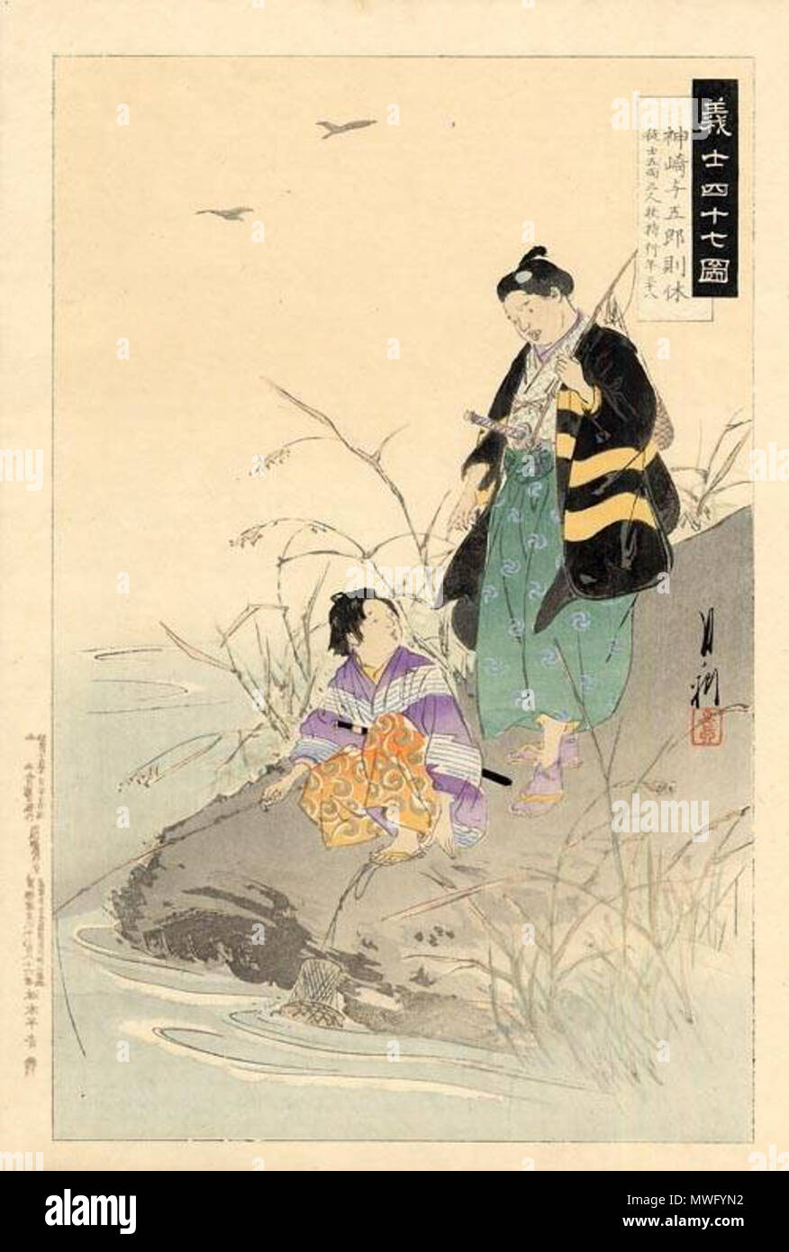 . English: Ronin are masterless samurai. Chushingura is the true story ...