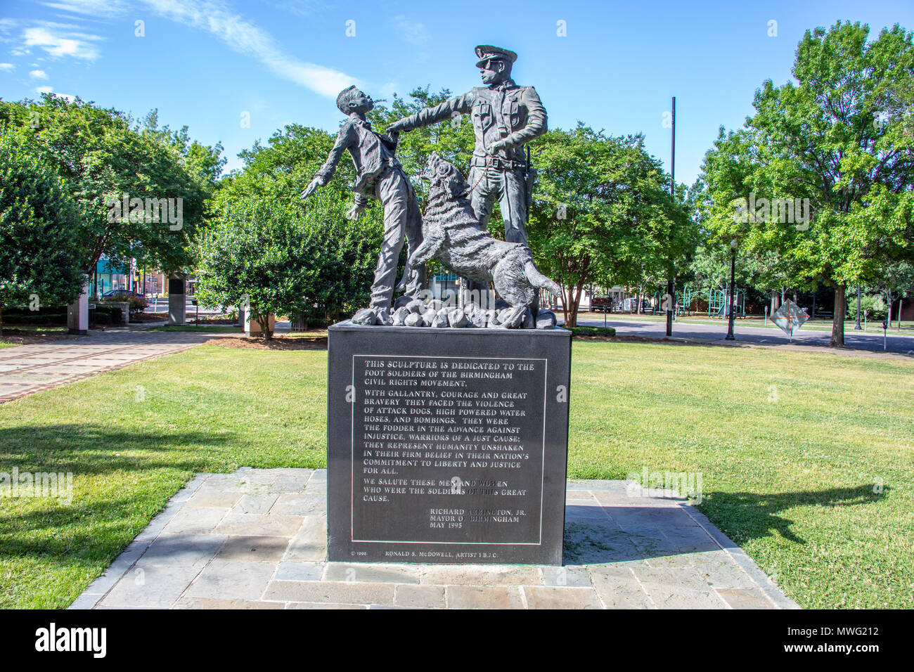 Alabama birmingham kelly ingram park foot soldiers statue memorial hi ...