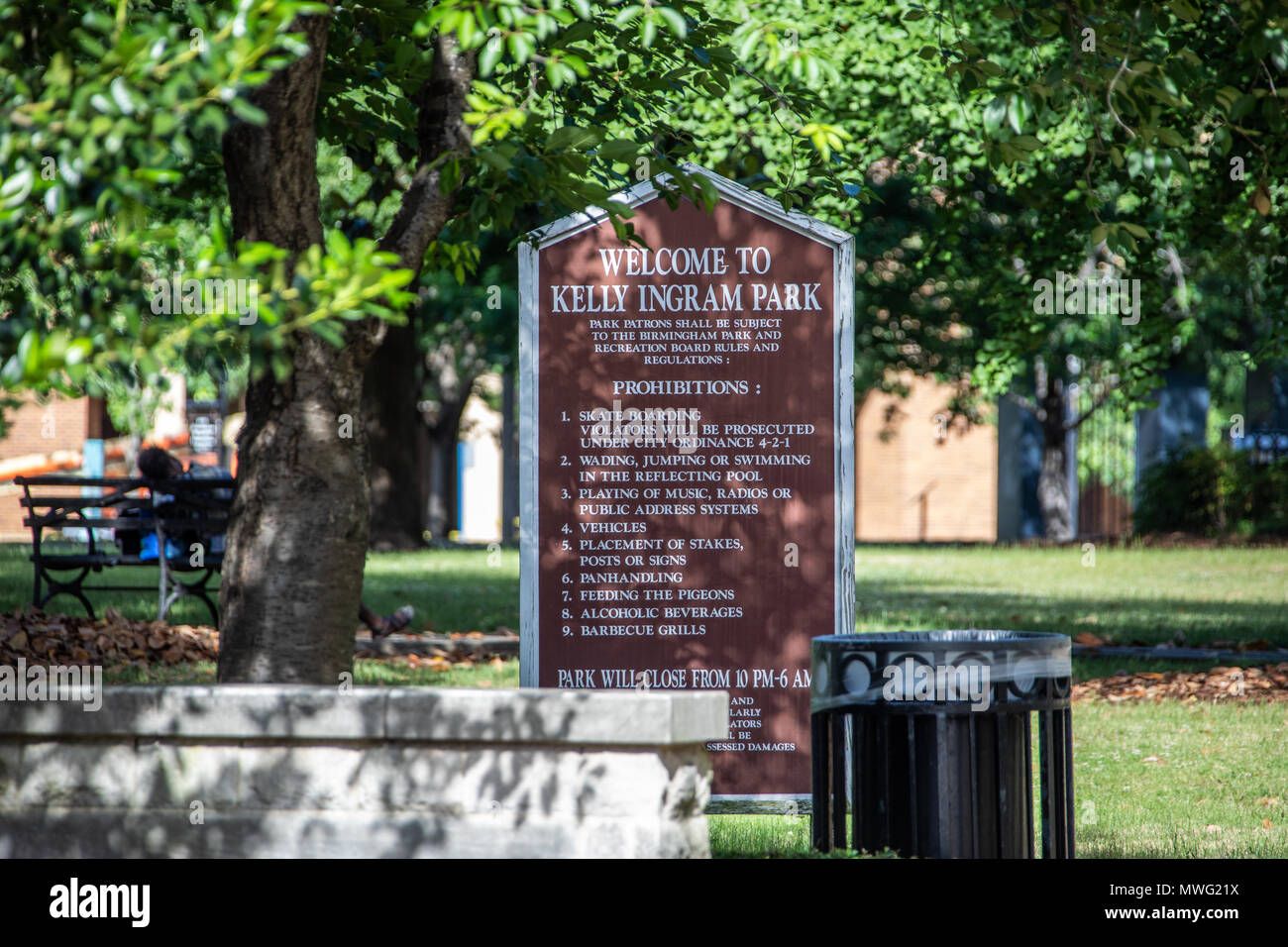 Kelly Ingram Park, Birmingham, Alabama, USA Stock Photo - Alamy