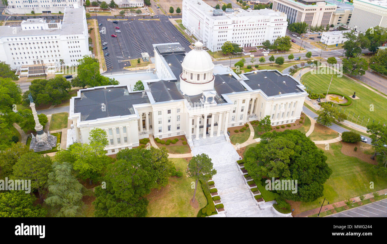 Alabama State Capitol Building, Montgomery, Alabama, USA Stock Photo ...