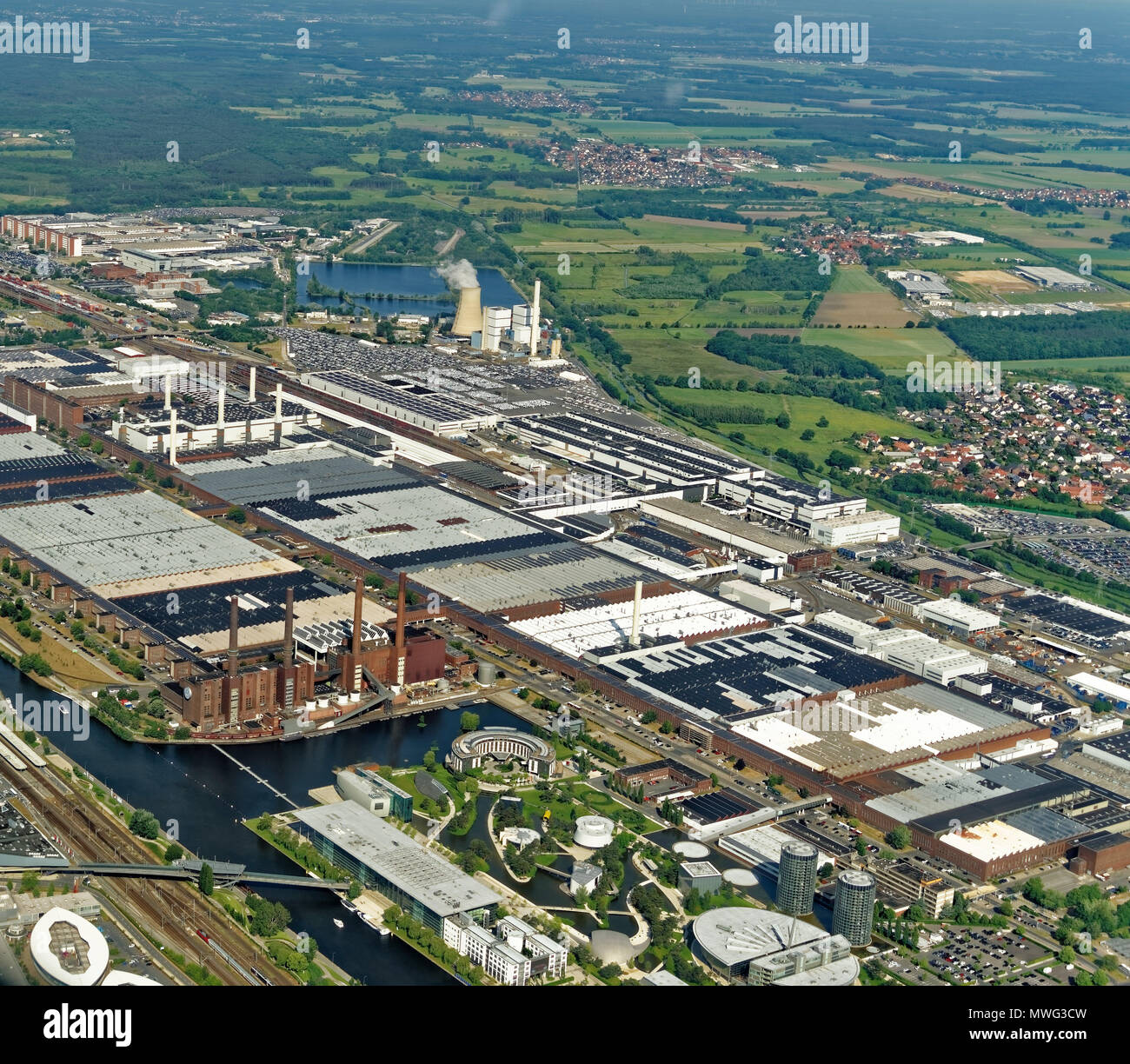 Volkswagen factory wolfsburg autostadt hi-res stock photography and ...