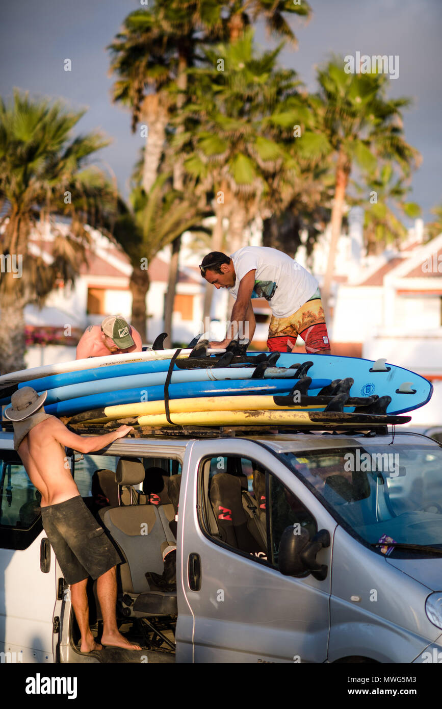 Transporting surfboard hi-res stock photography and images - Alamy