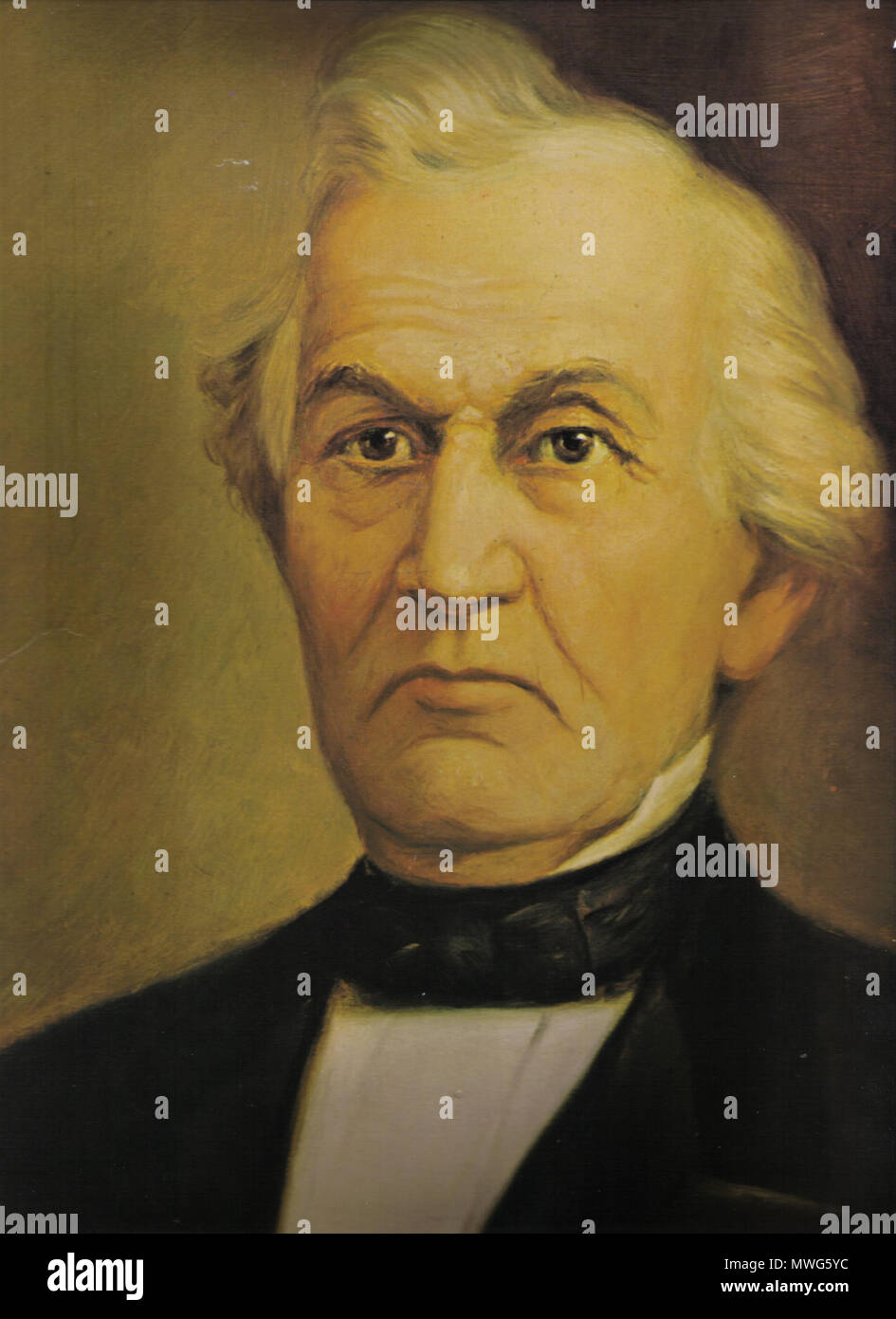 . English: Portrait of David Whitmer . circa 1840. Lewis A. Ramsey ...