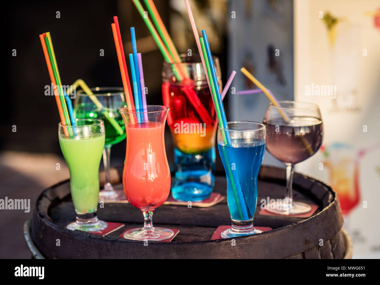 Fake cocktails hi-res stock photography and images - Alamy