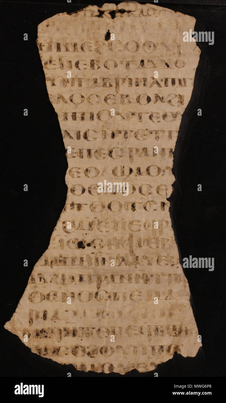 . English: Greek page of the codex . 8th century. Unknown 365 ...