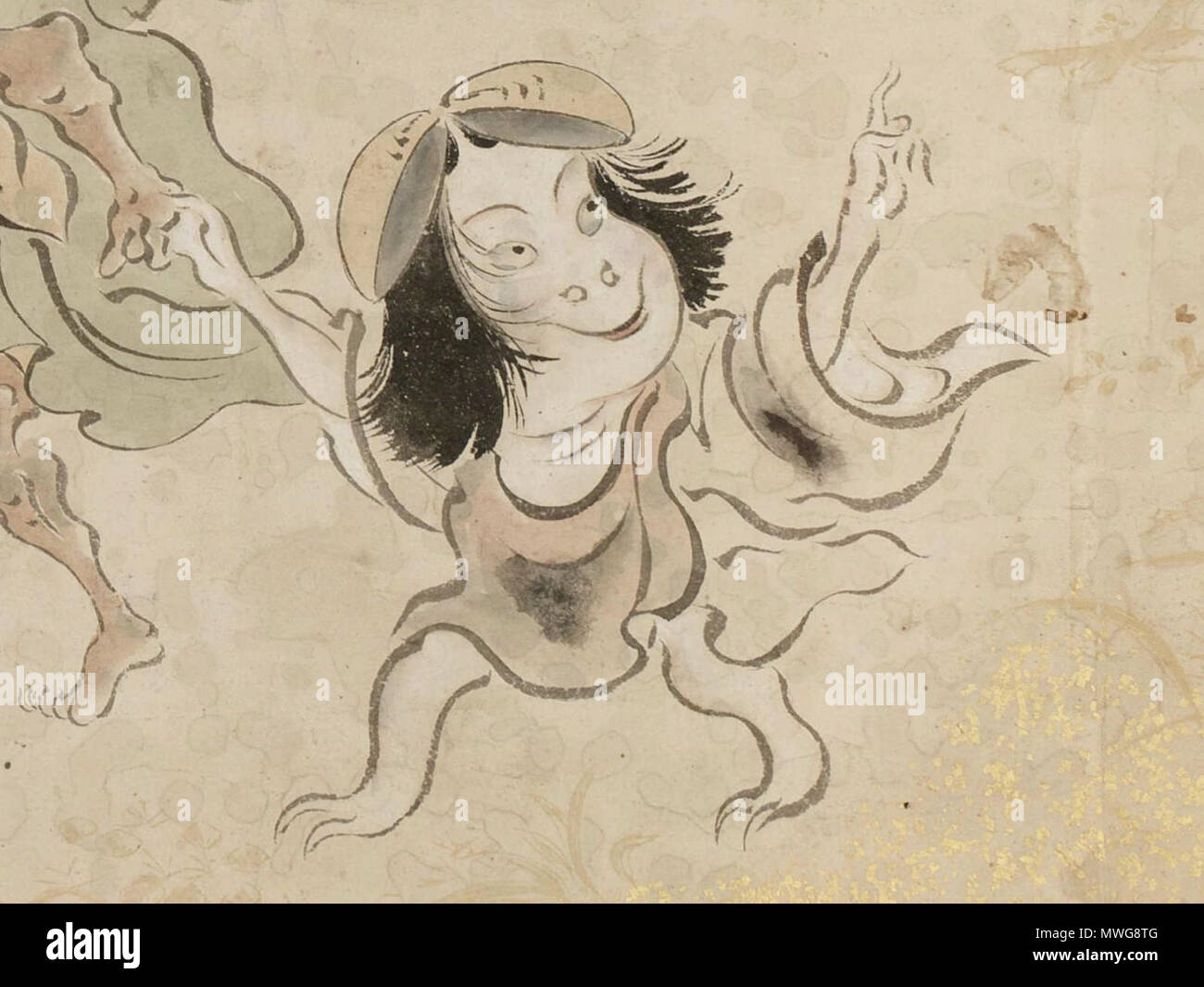 . English: Kawaii detail of a little yokai girl from the Yoshimitsu ...