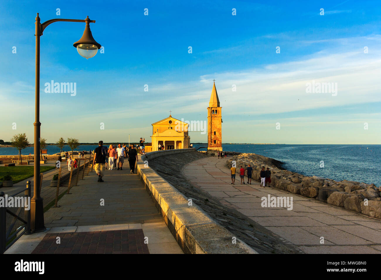 The church on the sea Stock Photo - Alamy